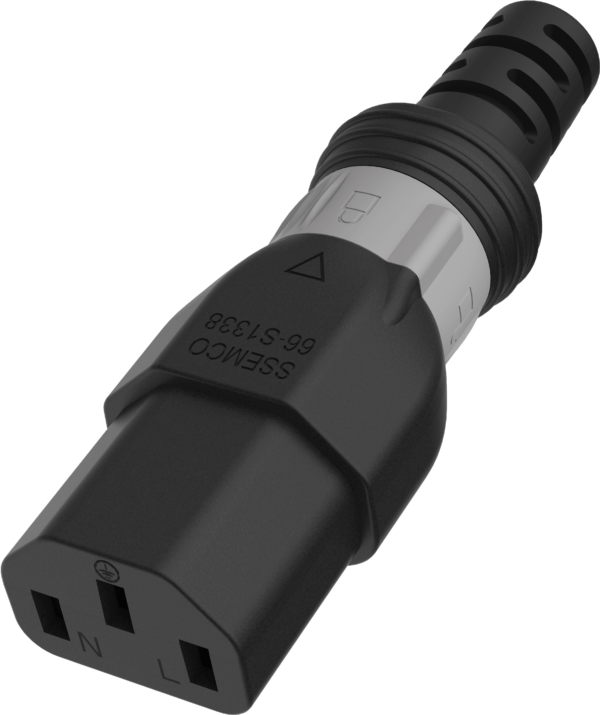 S-Lock C14 C13 Power Cord - SSEMCO